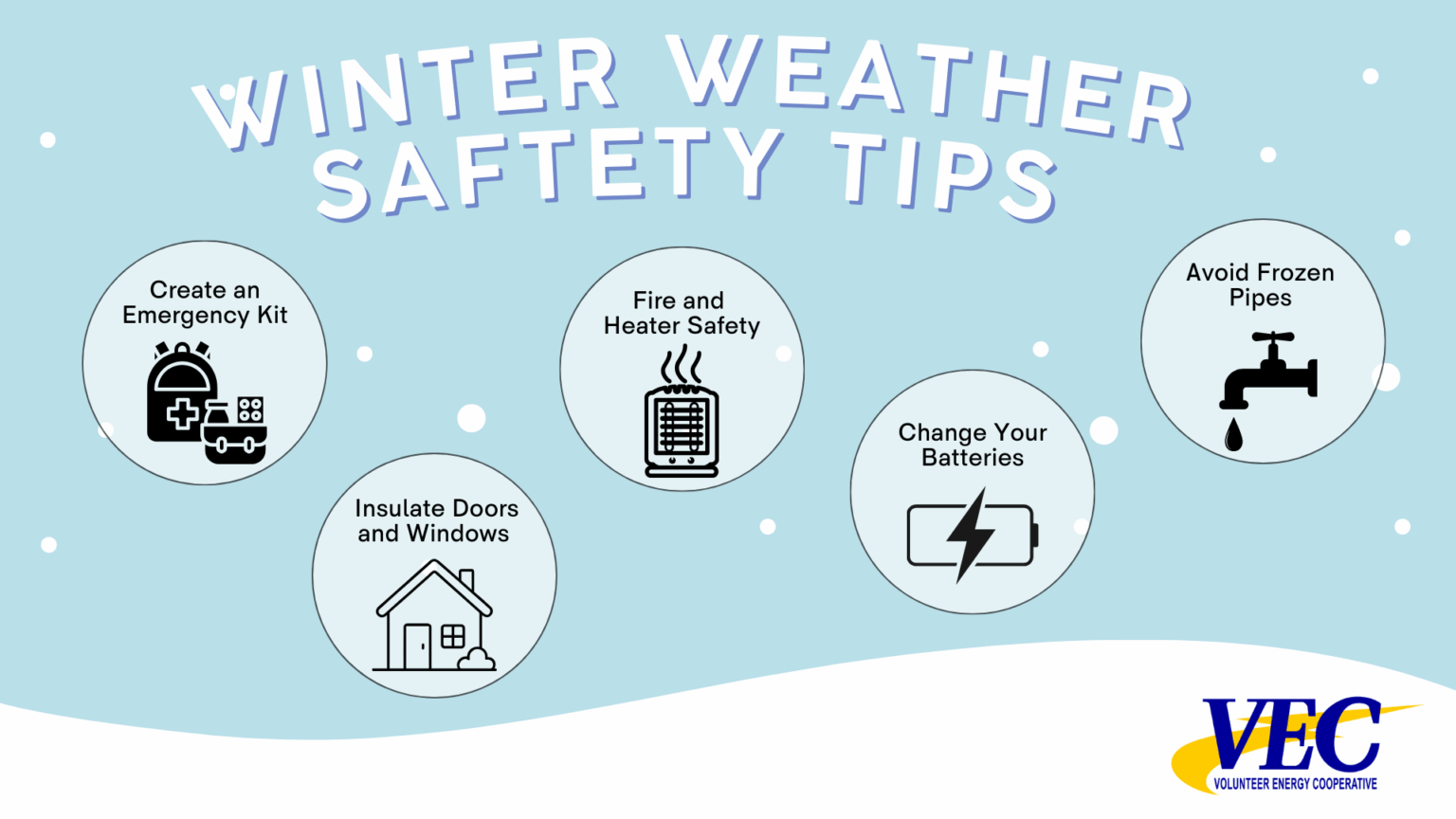 Winter Weather Safety Tips - Volunteer Energy Cooperative